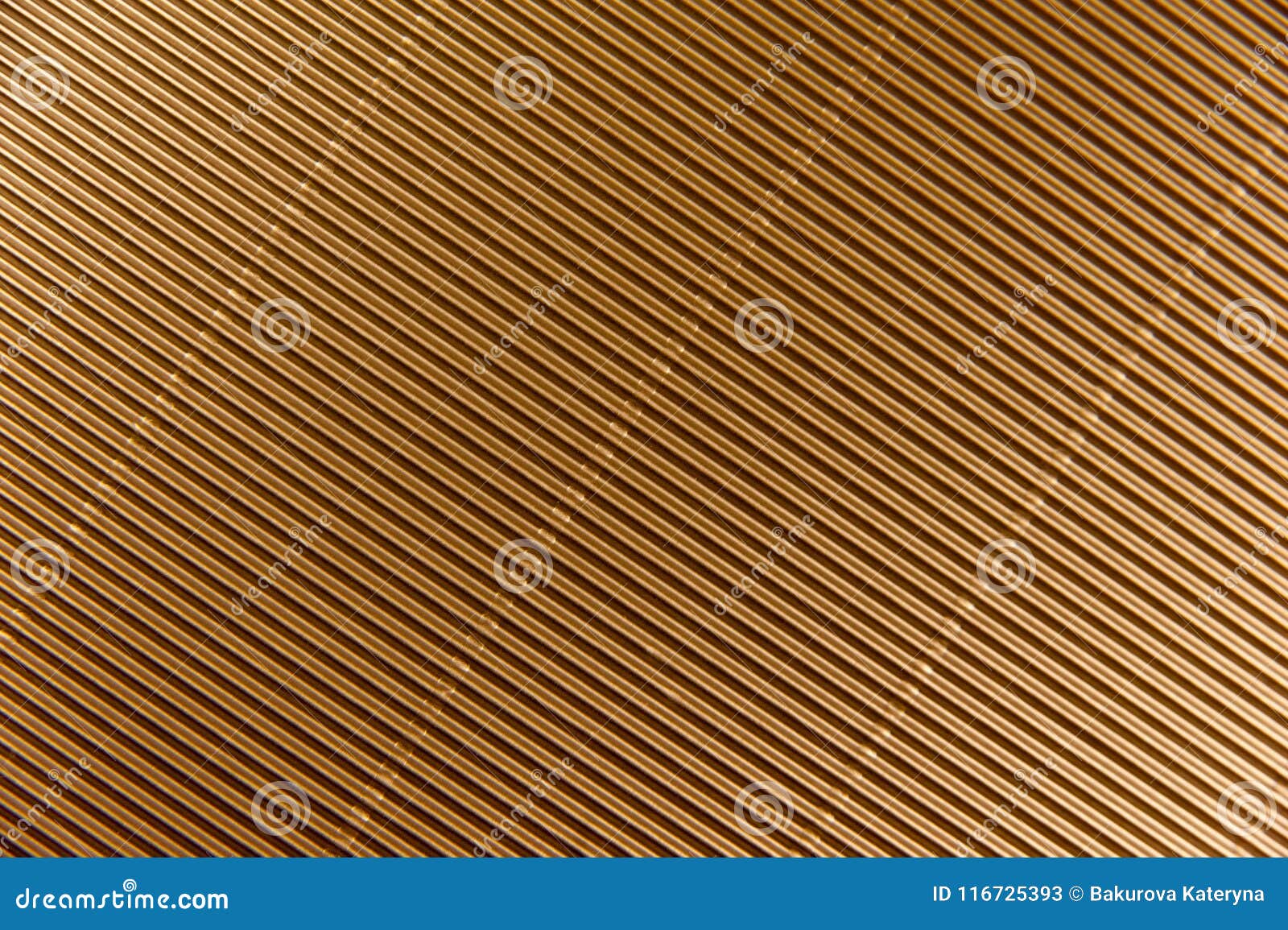 Texture of Golden Corrugated Metallic Paper Stock Image - Image of ...
