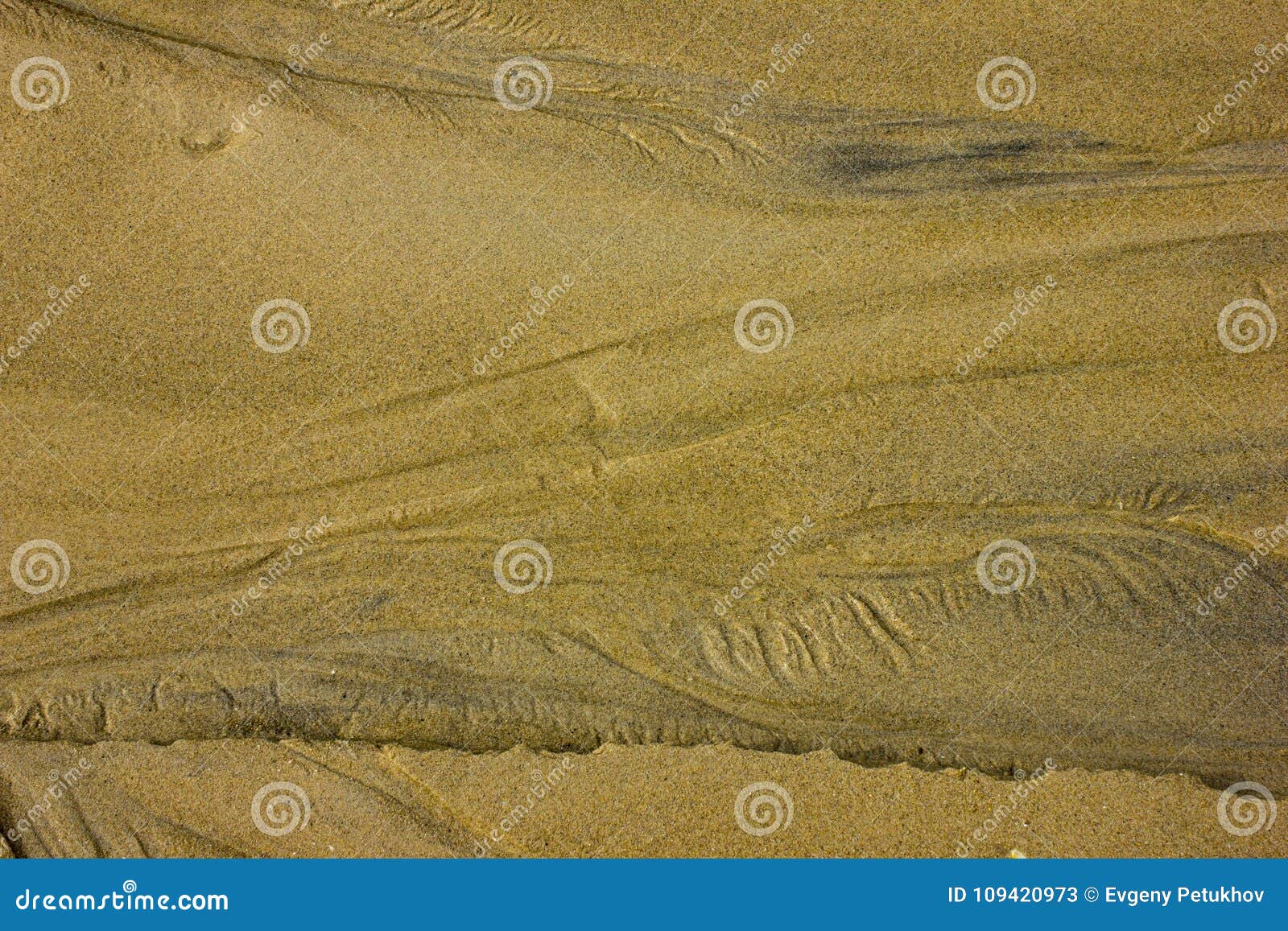 Texture of golden sand. stock image. Image of pattern - 109420973