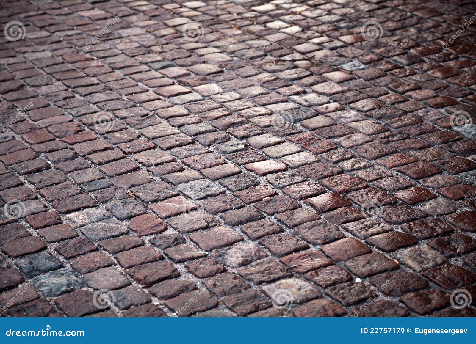 Texture of Granite Cobblestone Road Stock Image - Image of city ...