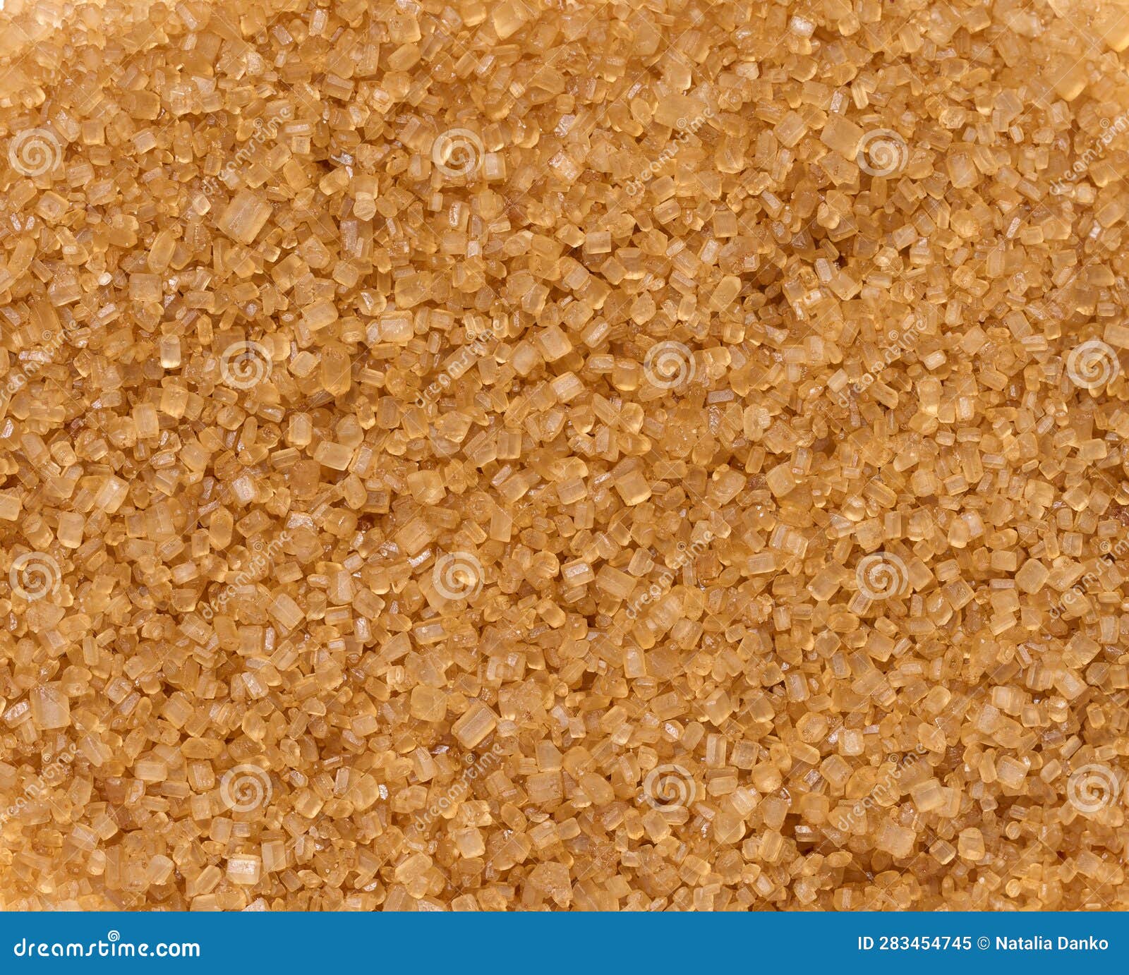 Texture of Granulated Brown Cane Sugar, Top View Stock Image - Image of ...
