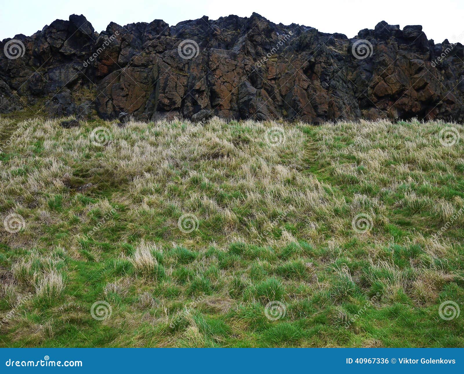 Texture of Grass and Montain Stock Photo - Image of design, grassroots ...