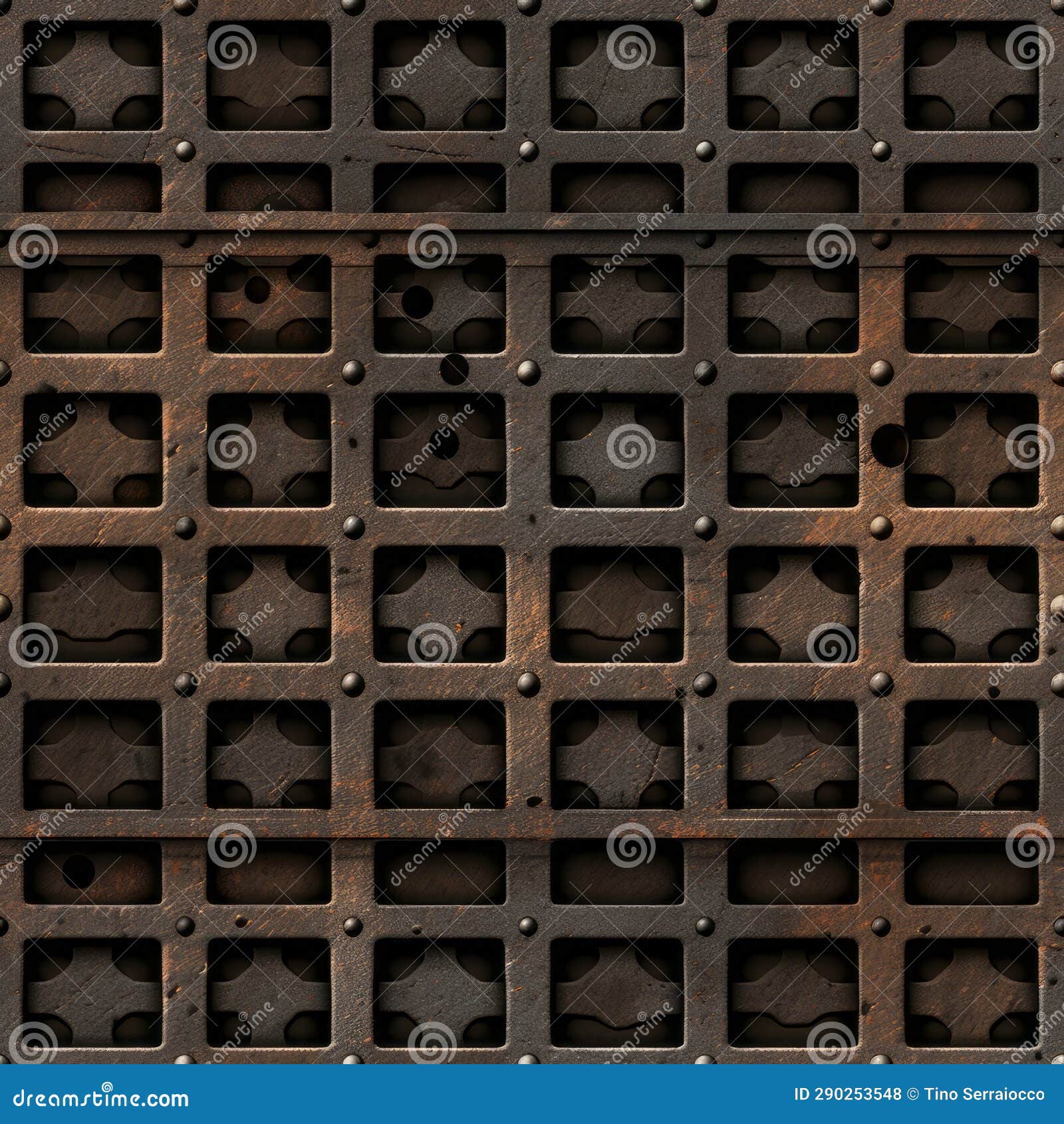 Texture Grate Floor Panel Industrial , Generated by AI Stock ...