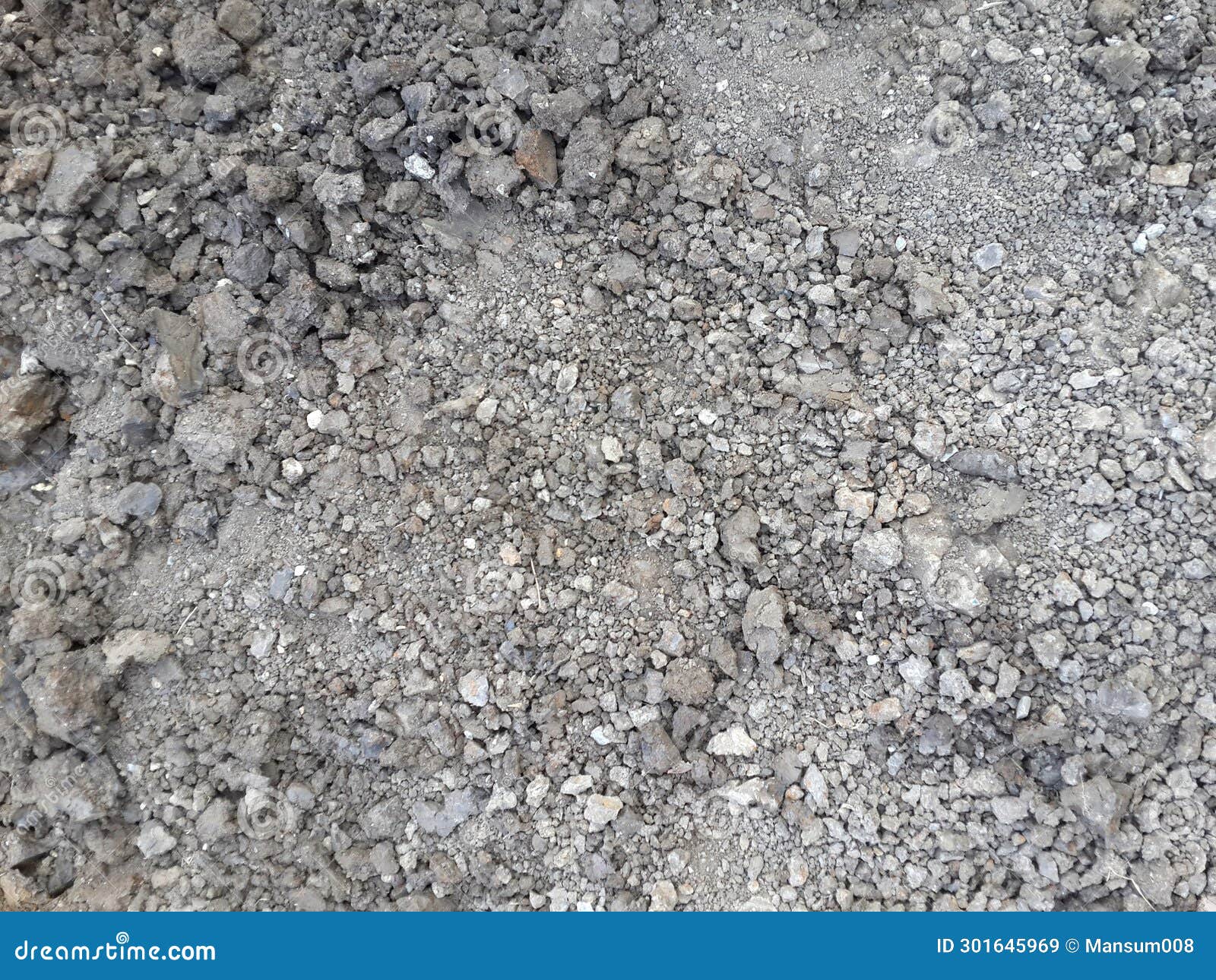 Texture of Gravel and Soil for the Road Stock Image - Image of rough ...
