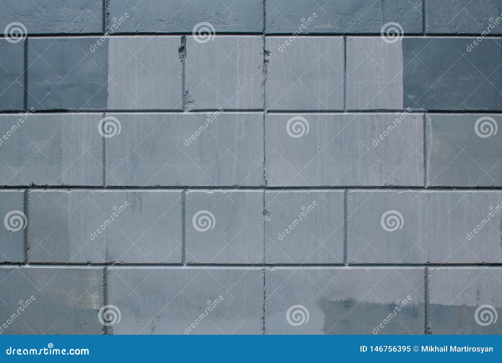 Texture of Gray Concrete Blocks with Splashes of Red in the Seams Stock ...