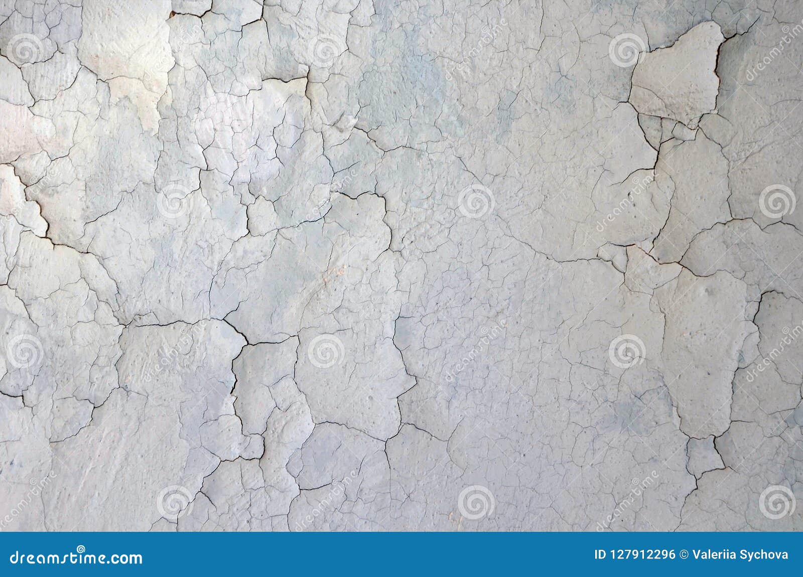 Texture of a Gray Cracked Wall. Old Dry Background. Stock Photo - Image ...