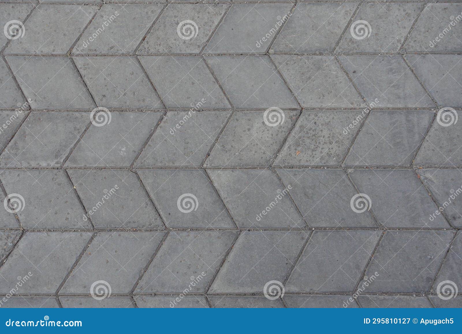 Texture of Gray Diamond-shaped Concrete Pavement with Geometric Pattern ...