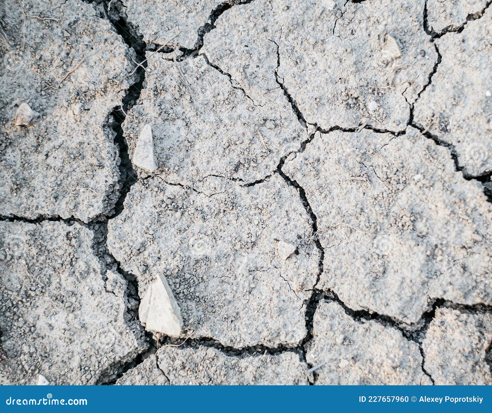 Natural Patterns of the Dried Surface of the Ground. Stock Photo ...