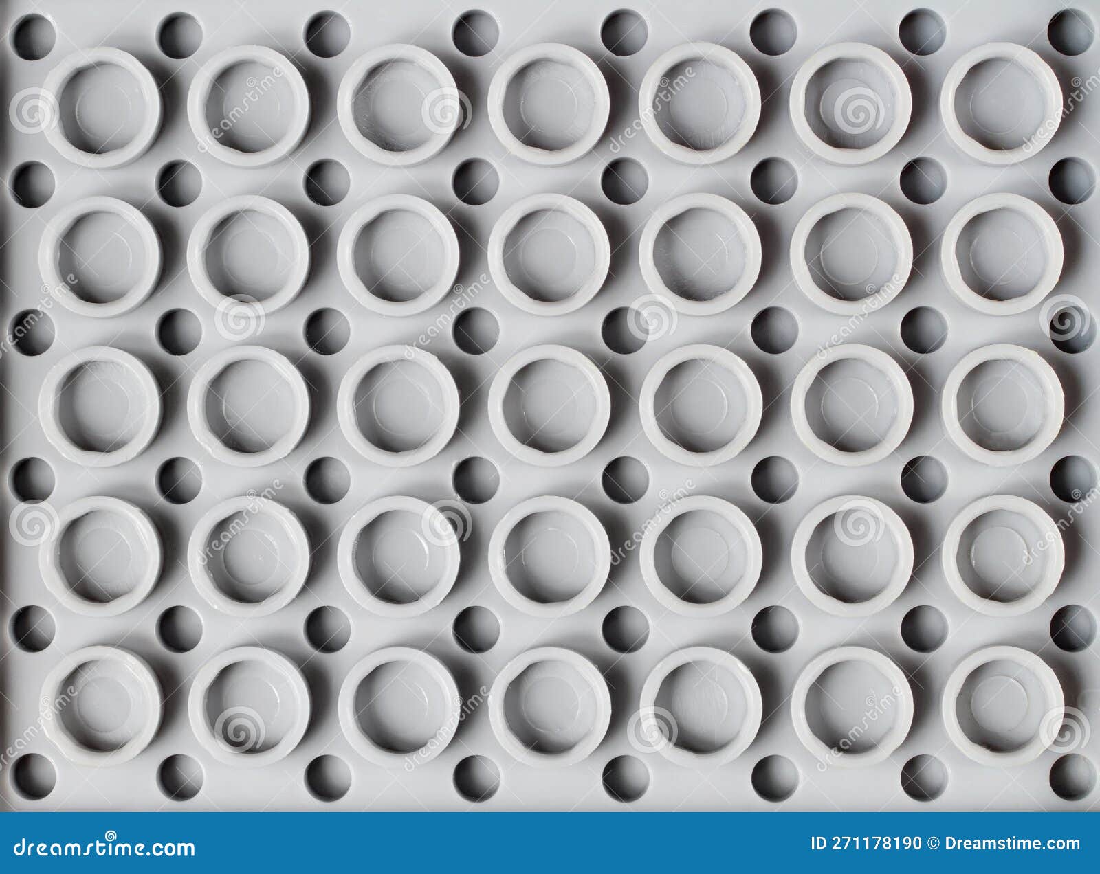 Texture of Gray Plastic Circles. Stock Photo - Image of gray, netting ...