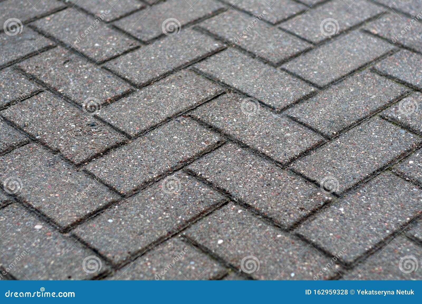 Texture of Road Tiles with Herringbone Pattern Stock Photo - Image of ...