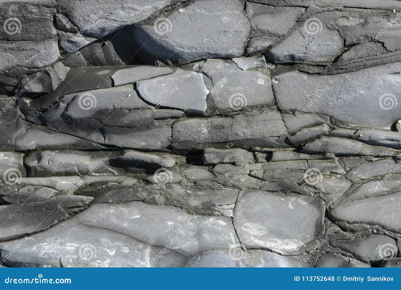 Gray Rocky Pebble Background. Coarse Background. Stock Image ...