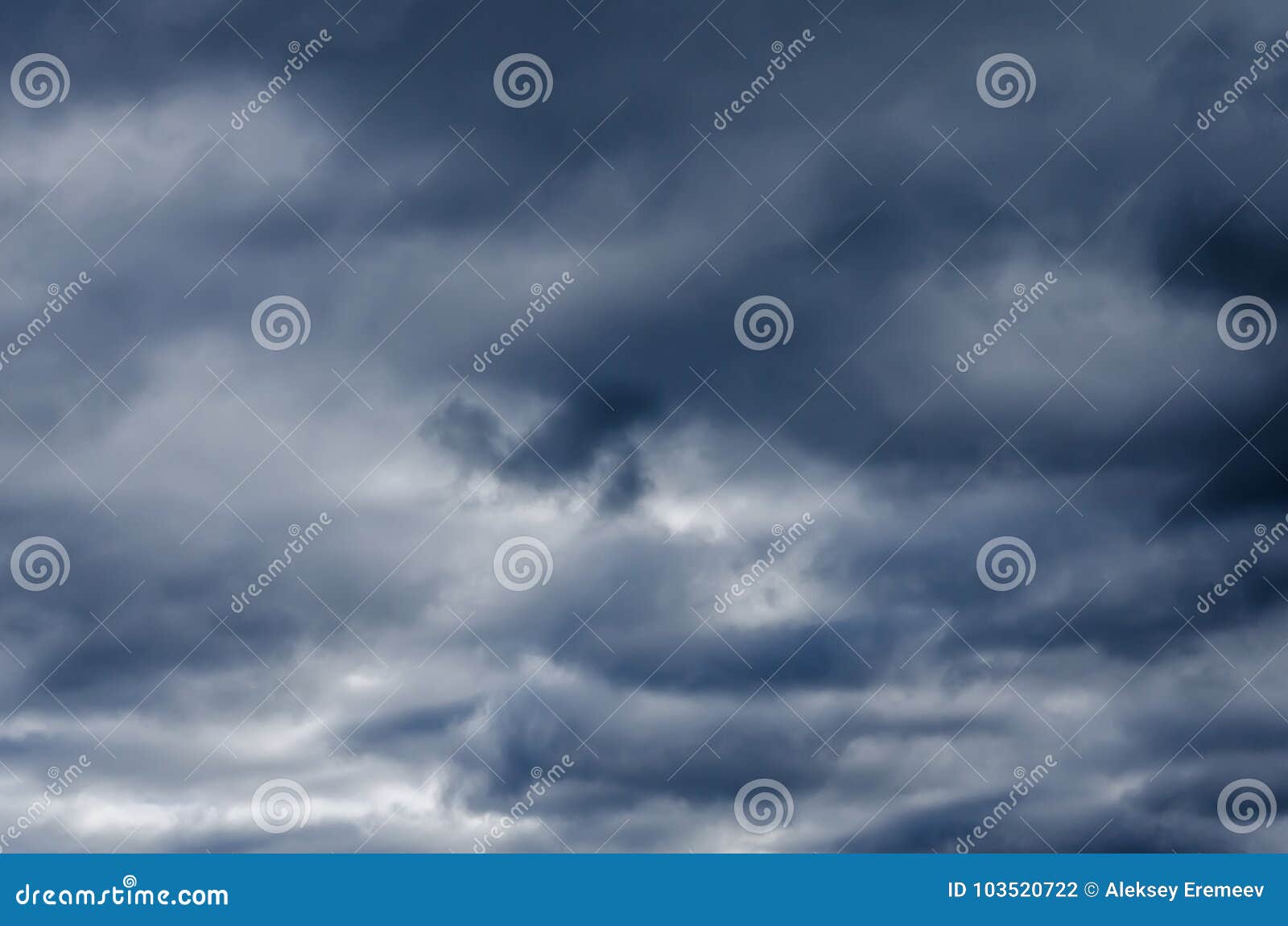 Texture of a Gray Sky with Clouds Stock Photo - Image of dusk ...