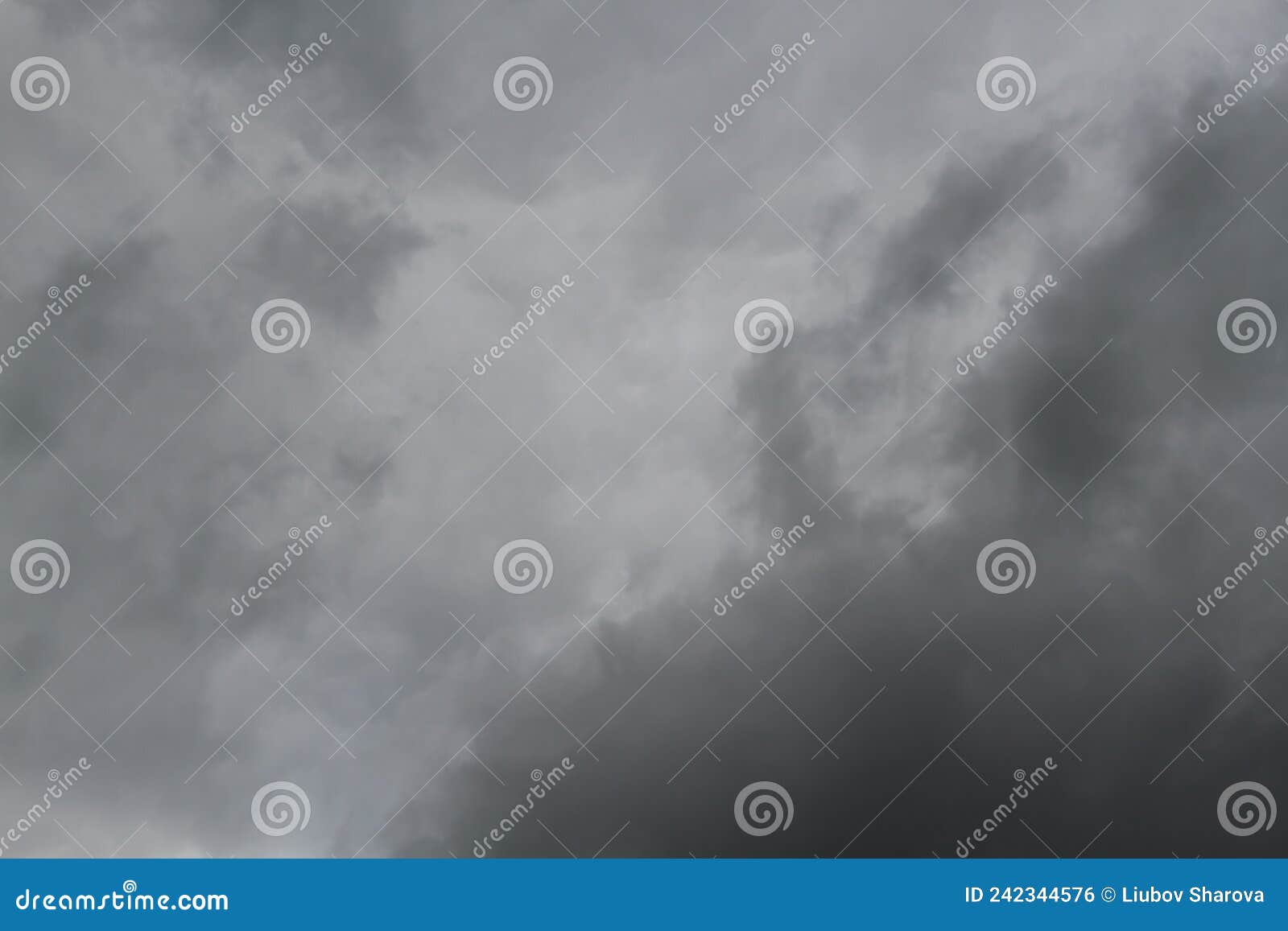 Texture of a Gray Sky. Storm Clouds Stock Photo - Image of gloomy ...