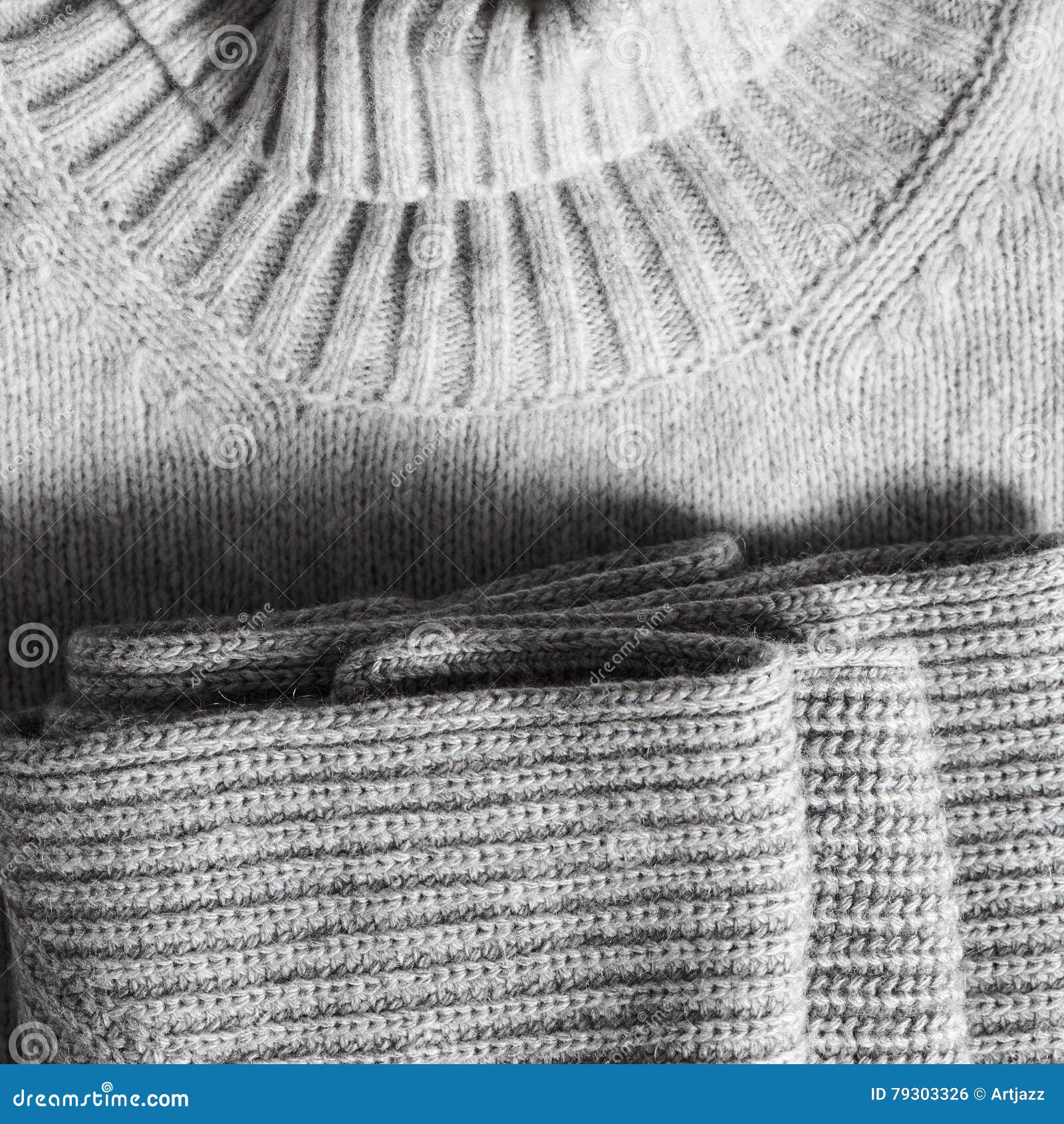 Texture of gray sweater stock photo. Image of fashion - 79303326