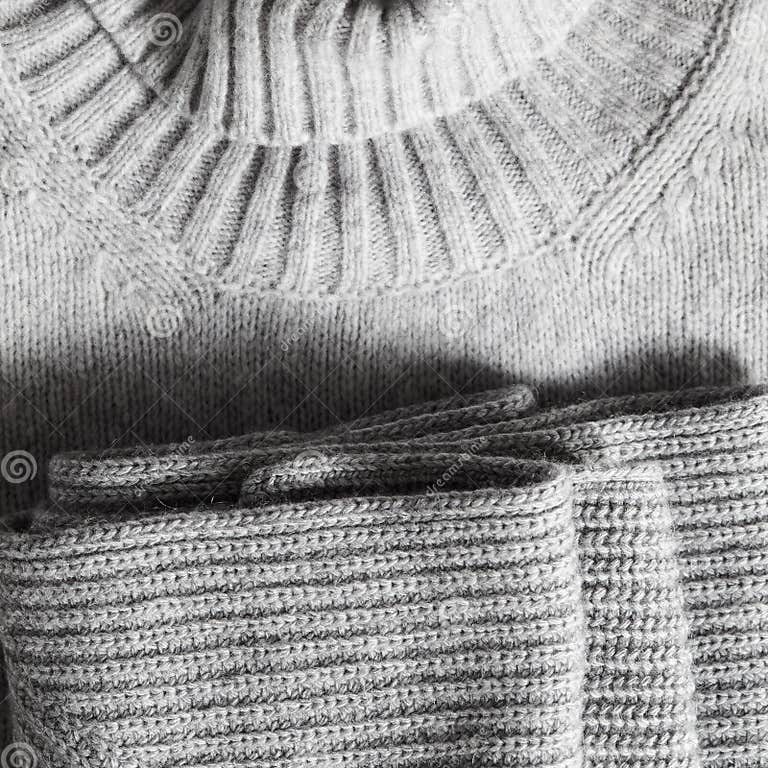 Texture of gray sweater stock photo. Image of fashion - 79303326