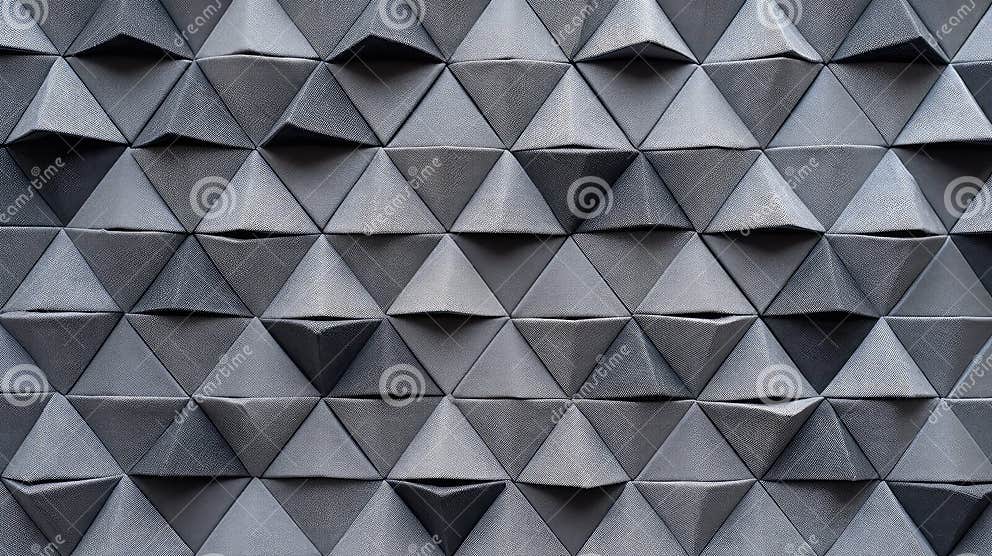 Texture Gray Triangle Pattern Stock Photo - Image of clothing ...