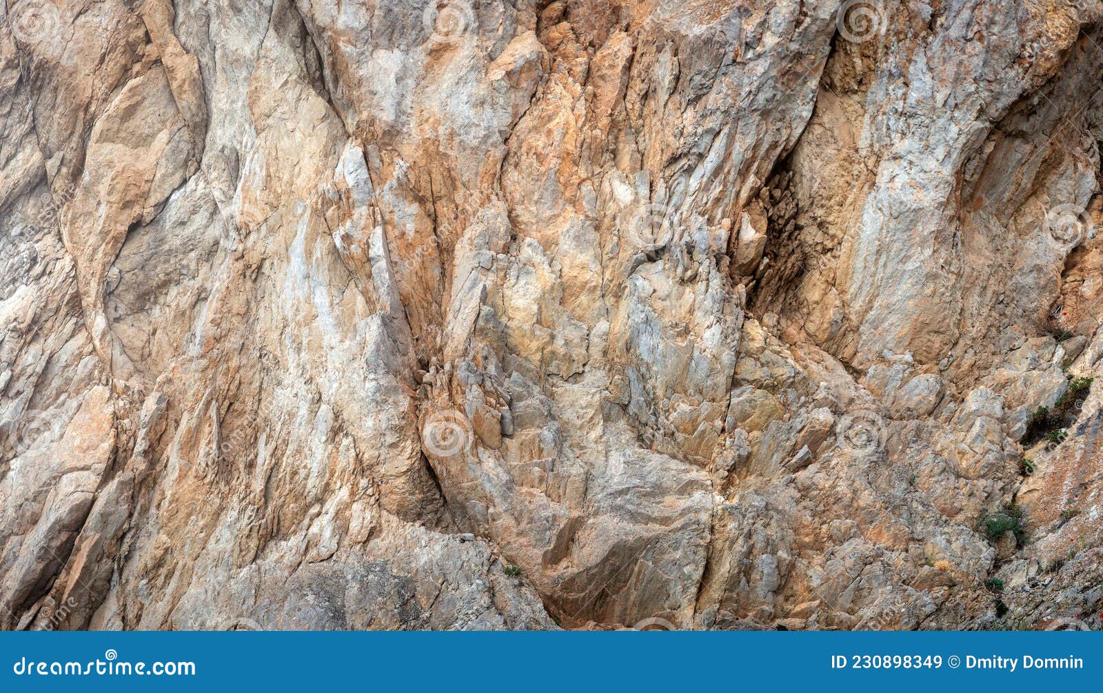 The Texture of a Gray-yellow Limestone Cliff Stock Image - Image of ...