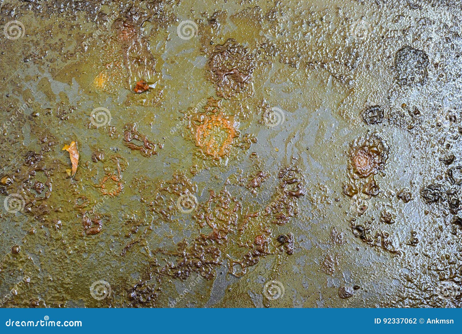 Texture Greasy Dirty Baking Tray Stock Photo - Image of plate, messy ...