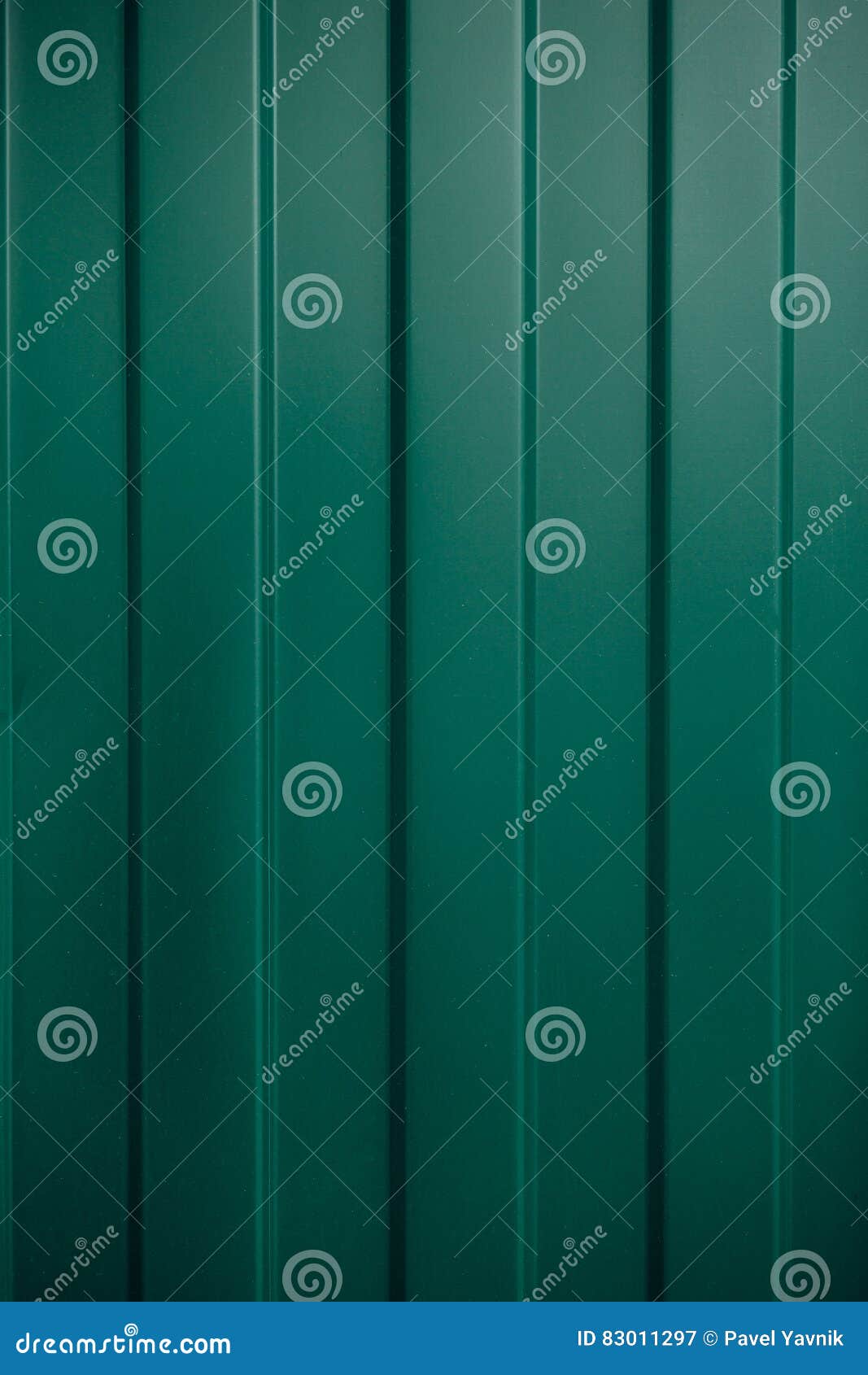 Texture Green Corrugated Iron of Aluminum on a Facade Sheet, Te Stock ...