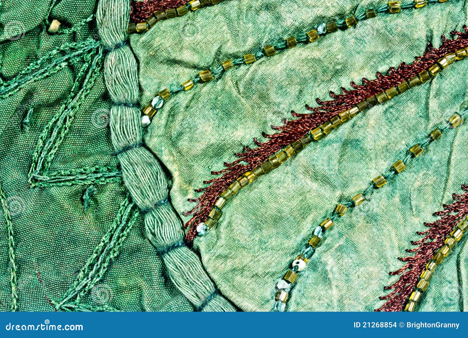 Embroidered silk stock photo. Image of material, detailed - 21268854