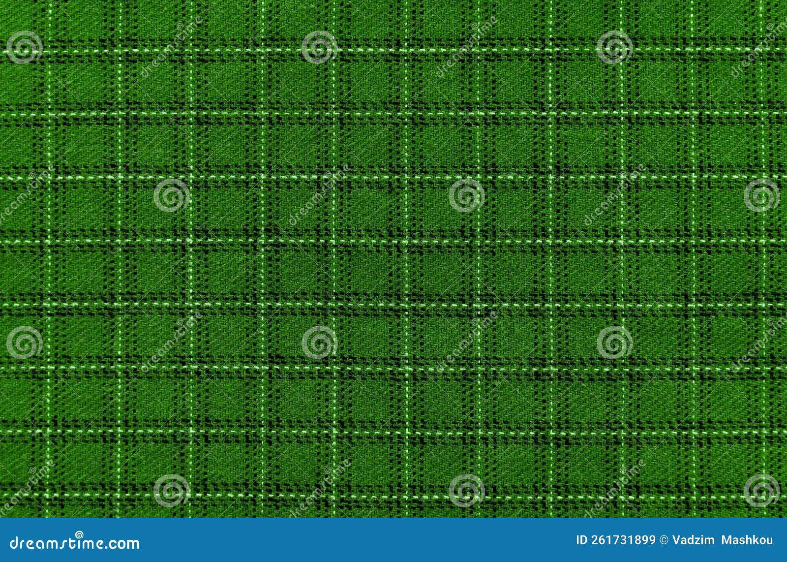 The Texture of the Green Fabric in a Large Cell. Textile. Fibers Stock ...