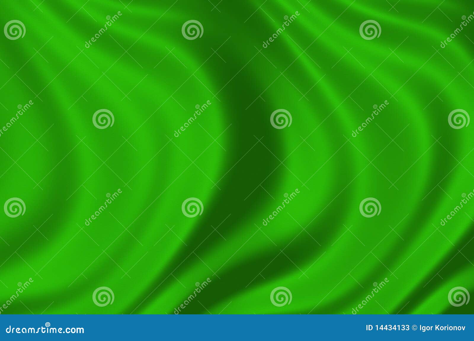 Green Silk Satin Background Smooth Texture Background Cartoon Vector ...
