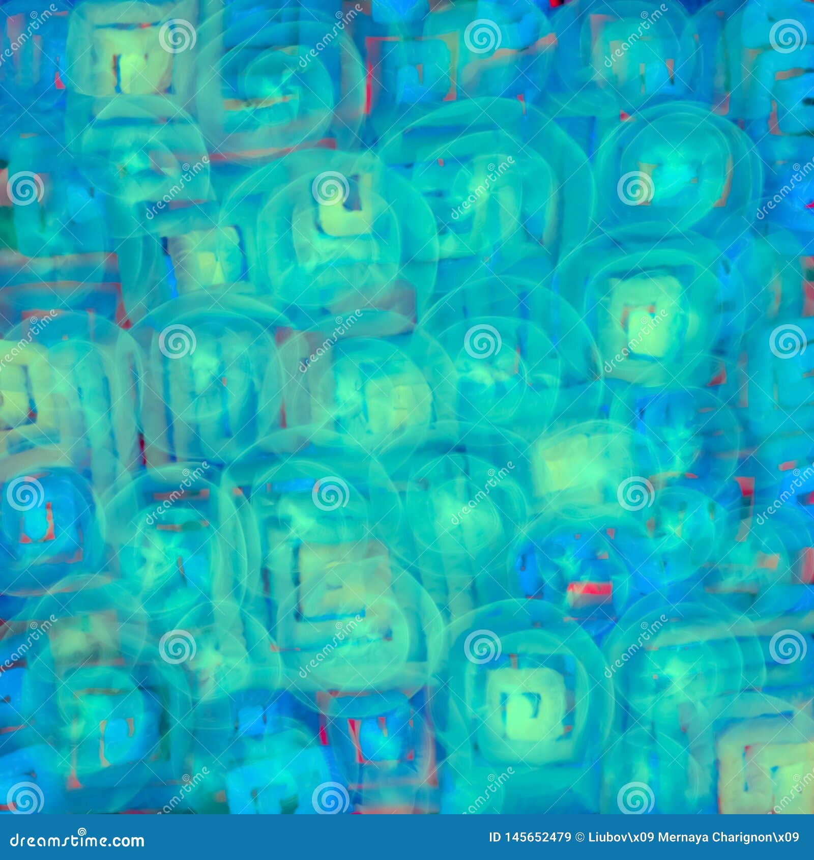 Texture with Green Soft Circles Light Abstraction for a Background ...