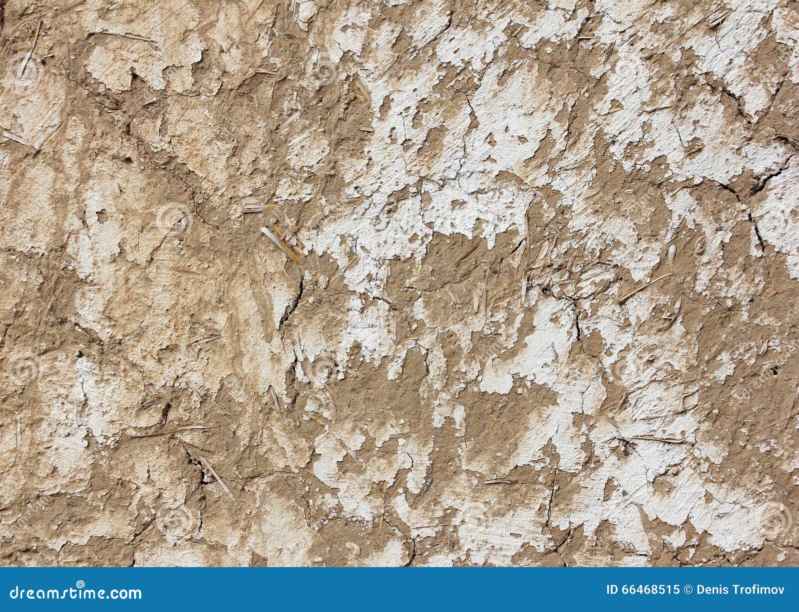 Texture of Grey Adobe Wall with Pieces of Straw Stock Image - Image of ...