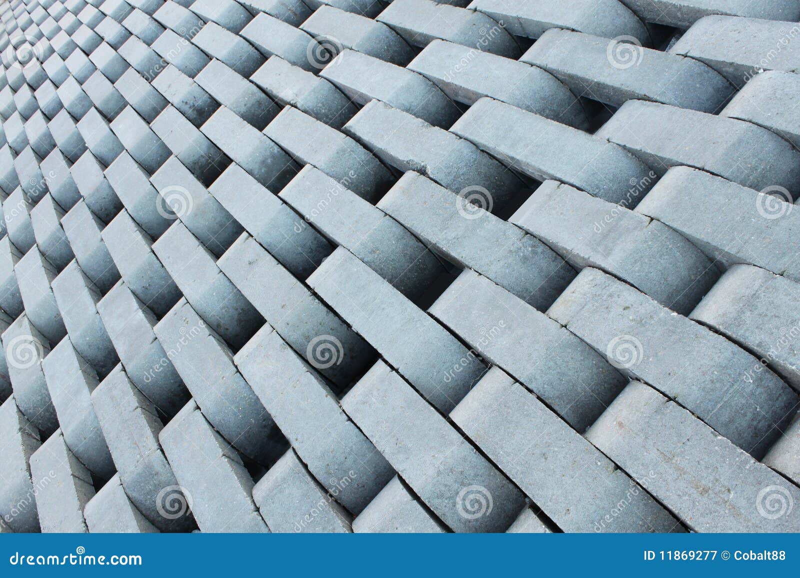 Texture from Grey Concrete Bricks. Stock Image - Image of object ...