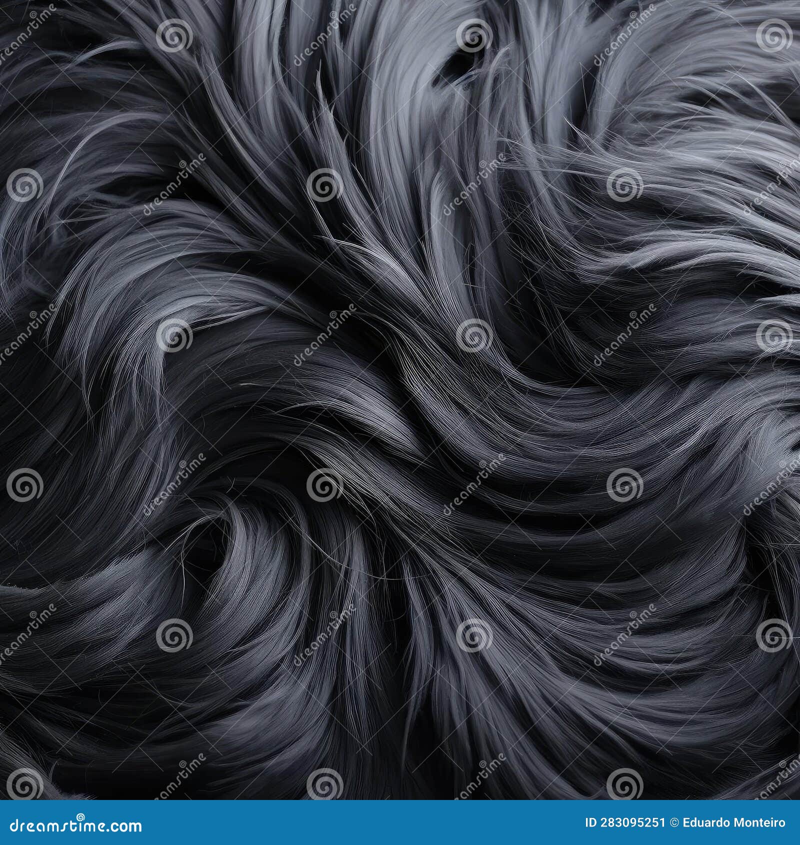 Texture of Grey Fur with Tangled Forms and Organic Abstracts Stock ...