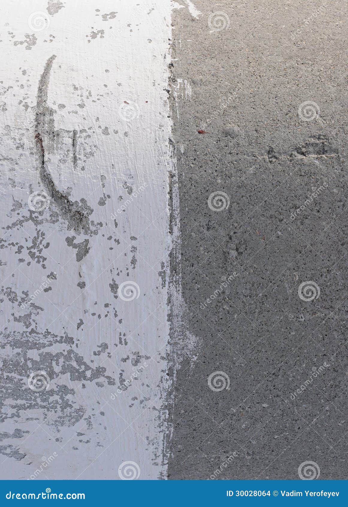 Half painted concrete stock photo. Image of grey, concrete - 30028064