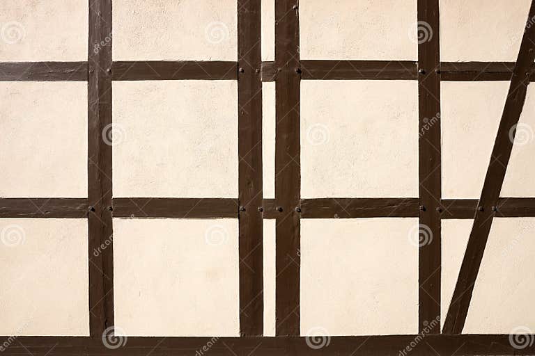 Texture of Half-timbered Building Stock Photo - Image of material ...