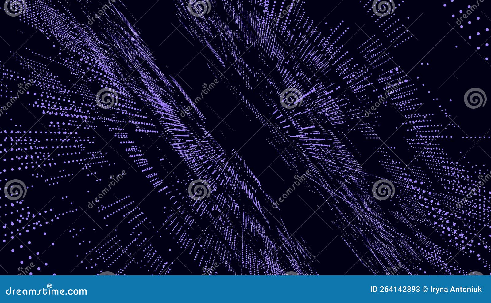 Texture of Halftone Dots. Futuristic Abstract Background. Broken Glitch ...