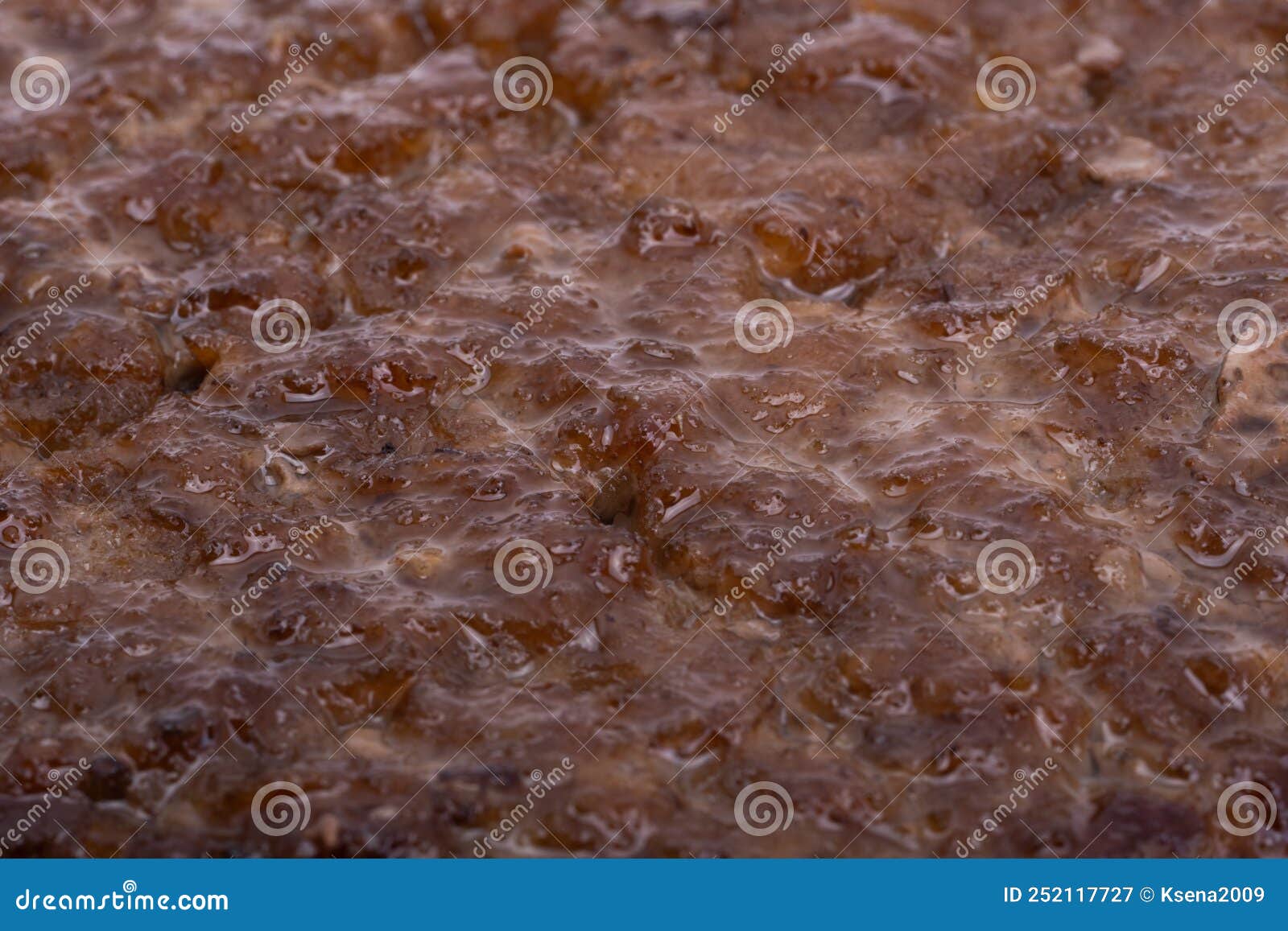Texture of Hamburger Patties Close-up Stock Image - Image of cooked ...
