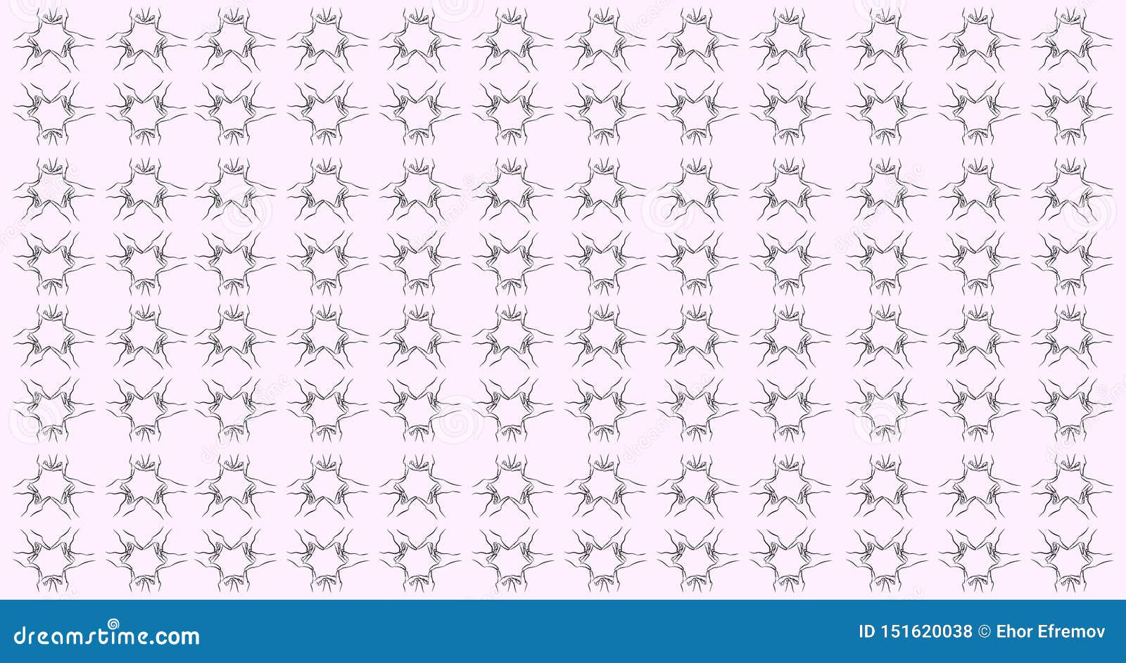 The Texture of the Hands Depicting the Pattern. Beautiful Hand-made ...