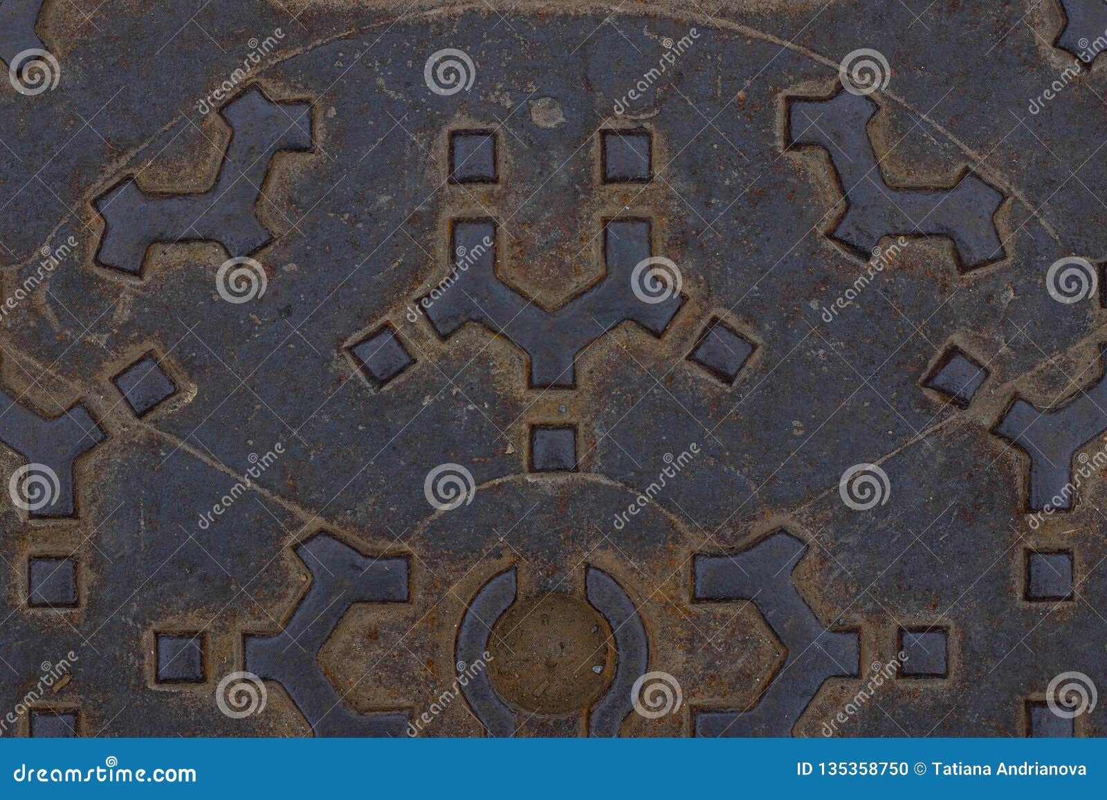 Texture of the Hatch, Rusty and Red Corrugated Metal Plate. Original ...