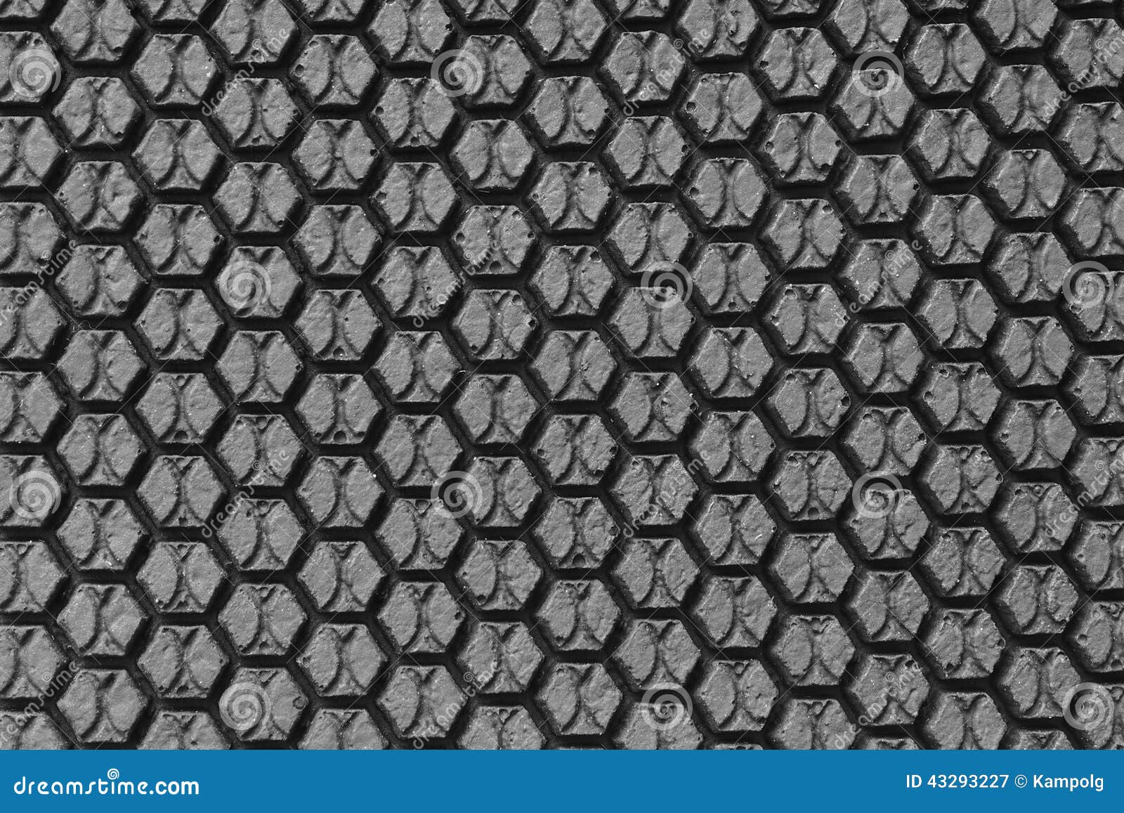 Texture of Hexagon Black Rubber Stock Image - Image of technology ...