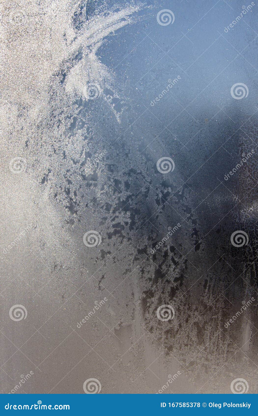 The Texture of Hoarfrost on the Freezing Window Stock Photo - Image of ...