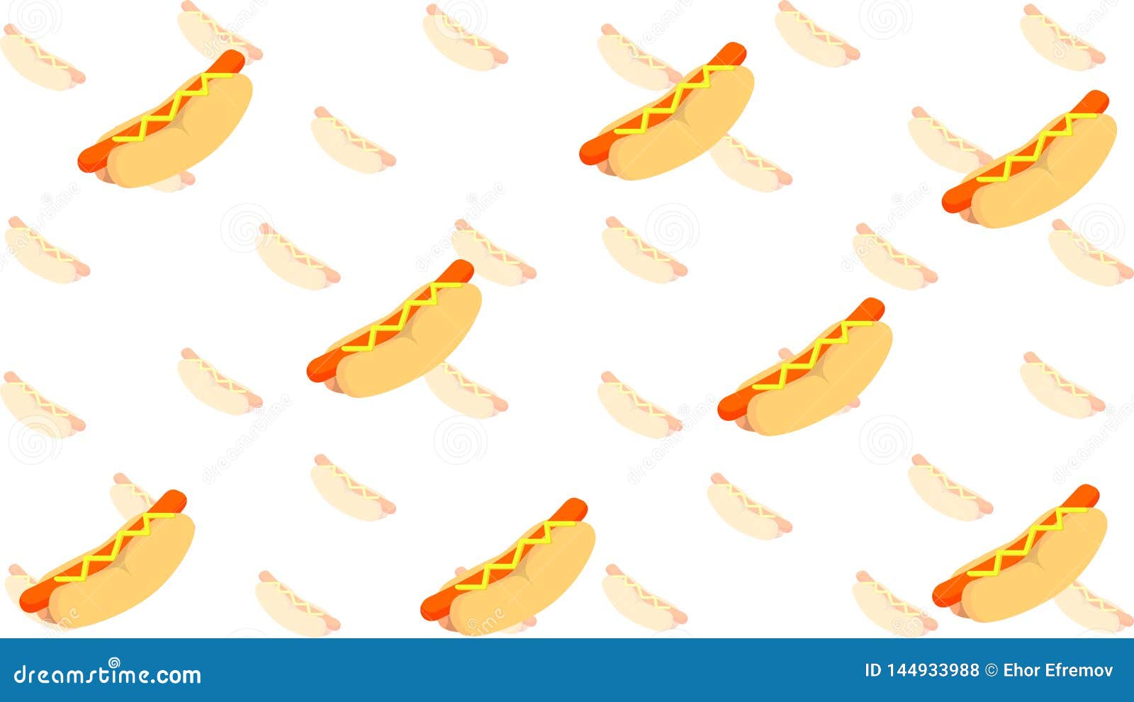 The Texture of the Hot Dog . Stock Vector - Illustration of grill ...