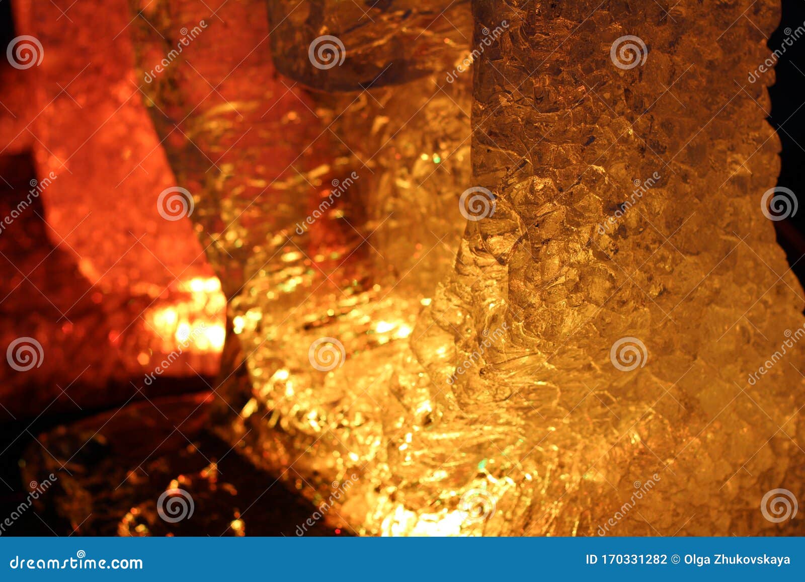 The Texture of the Ice with Backlight Stock Photo - Image of glacial ...
