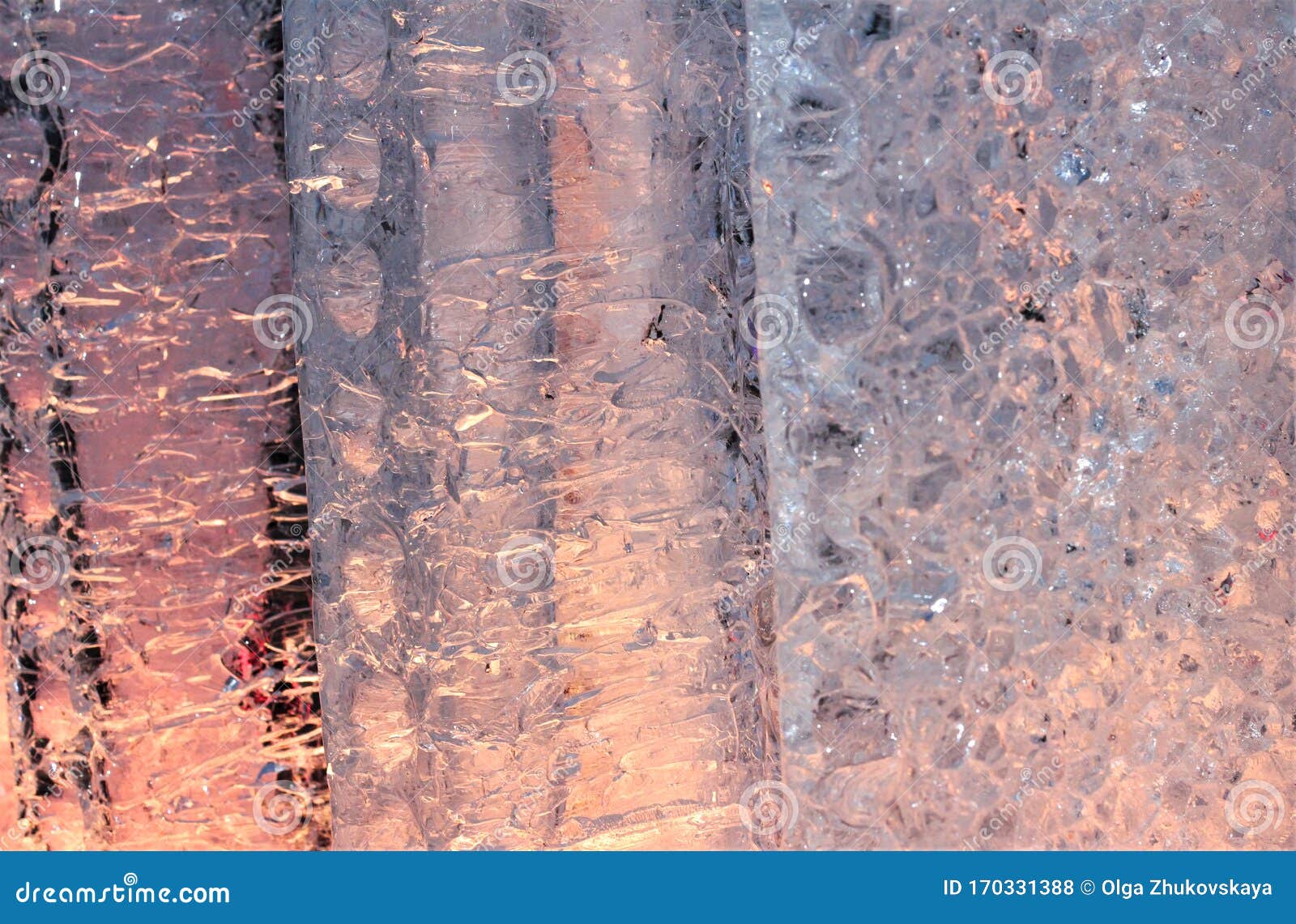 The Texture of the Ice with Backlight Stock Photo - Image of backlight ...