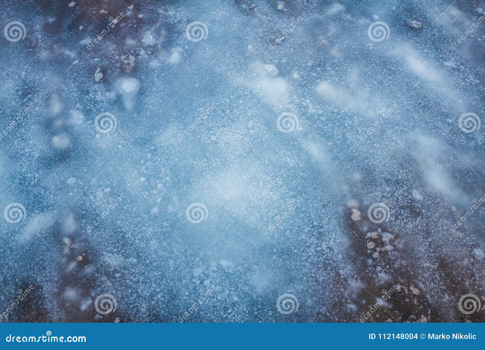Texture of Ice with Bubbles Stock Photo - Image of landscape, season ...