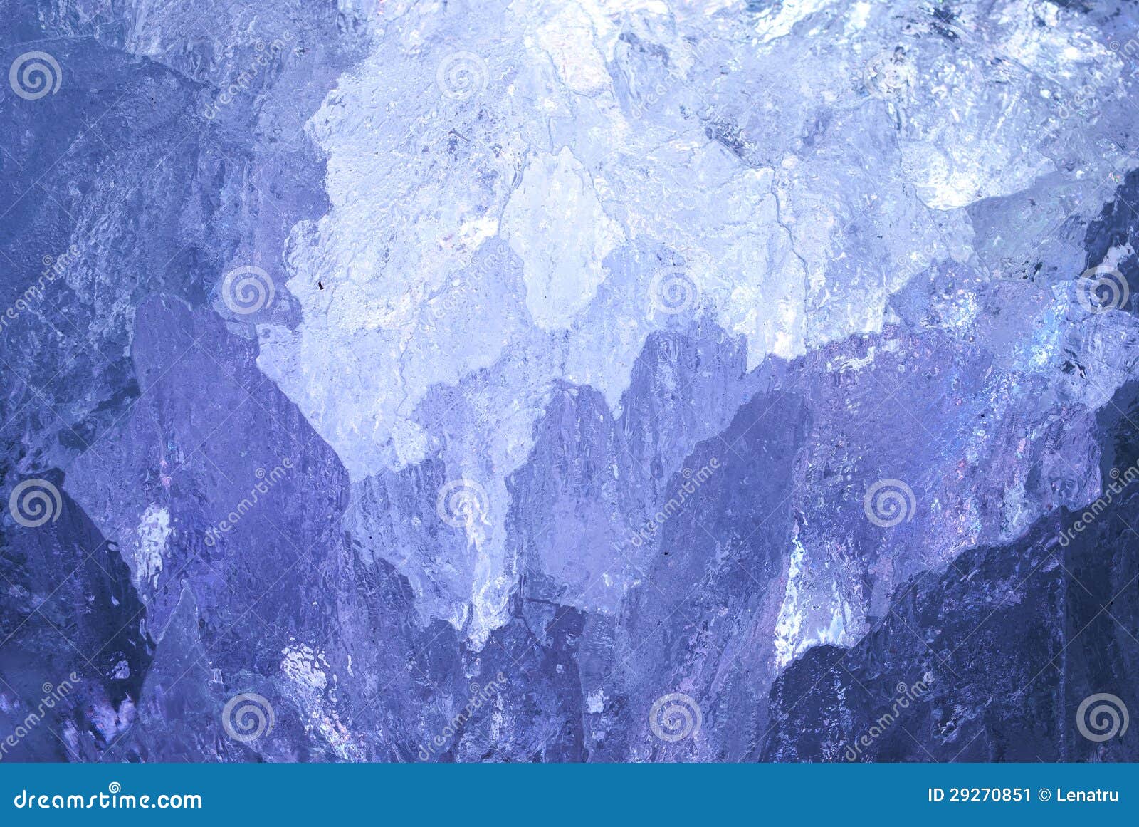 Texture of Ice with Dark Blue Back Light. Stock Image - Image of winter ...