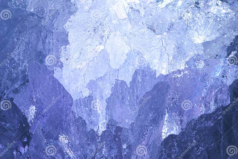 Texture of Ice with Dark Blue Back Light. Stock Image - Image of winter ...