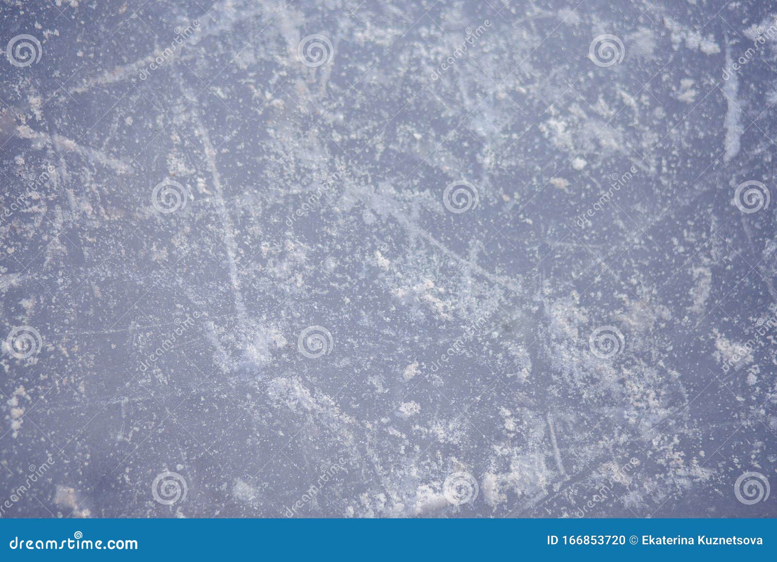 The Texture of the Ice Skating Rink, Skated, Closeup. Open Ice Rink ...