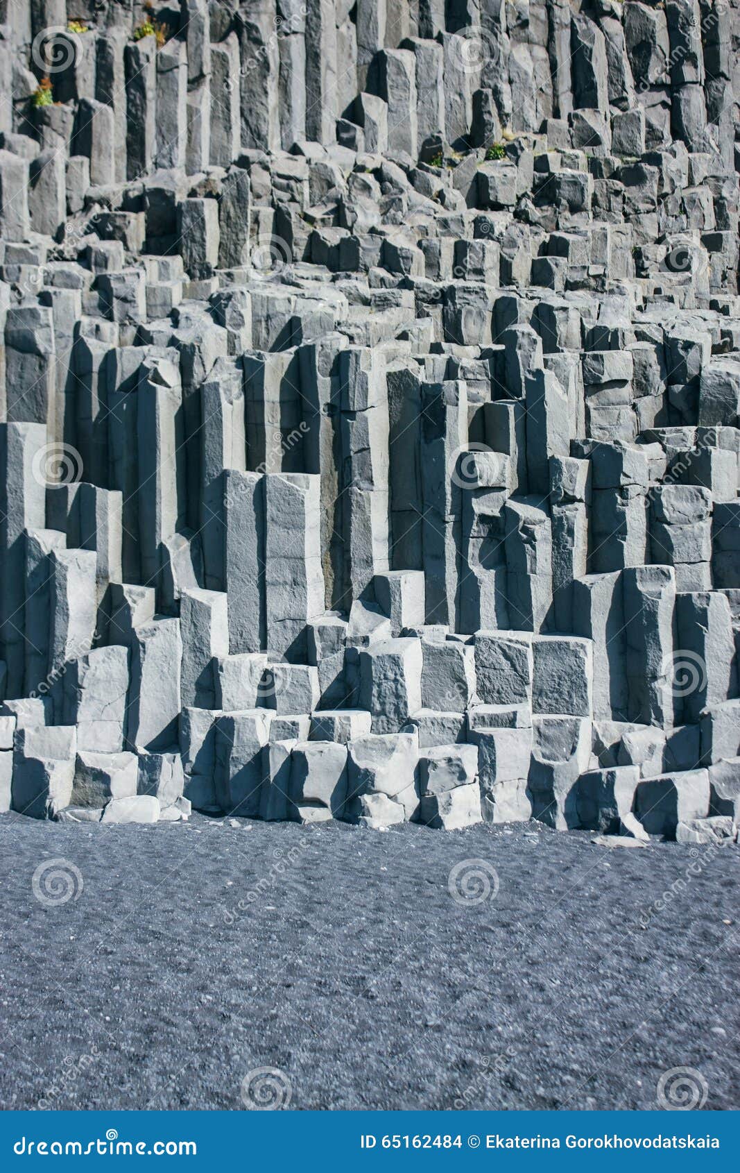 Texture of Icelandic Stones, Basalt Columns Stock Photo - Image of ...