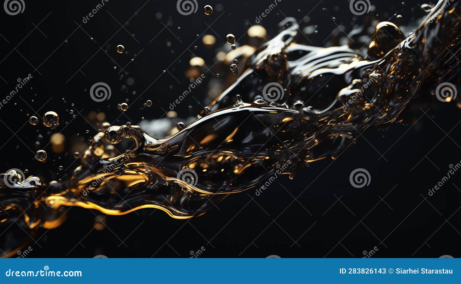 Texture Image of Boiling Oil,Generated by AI Stock Illustration ...