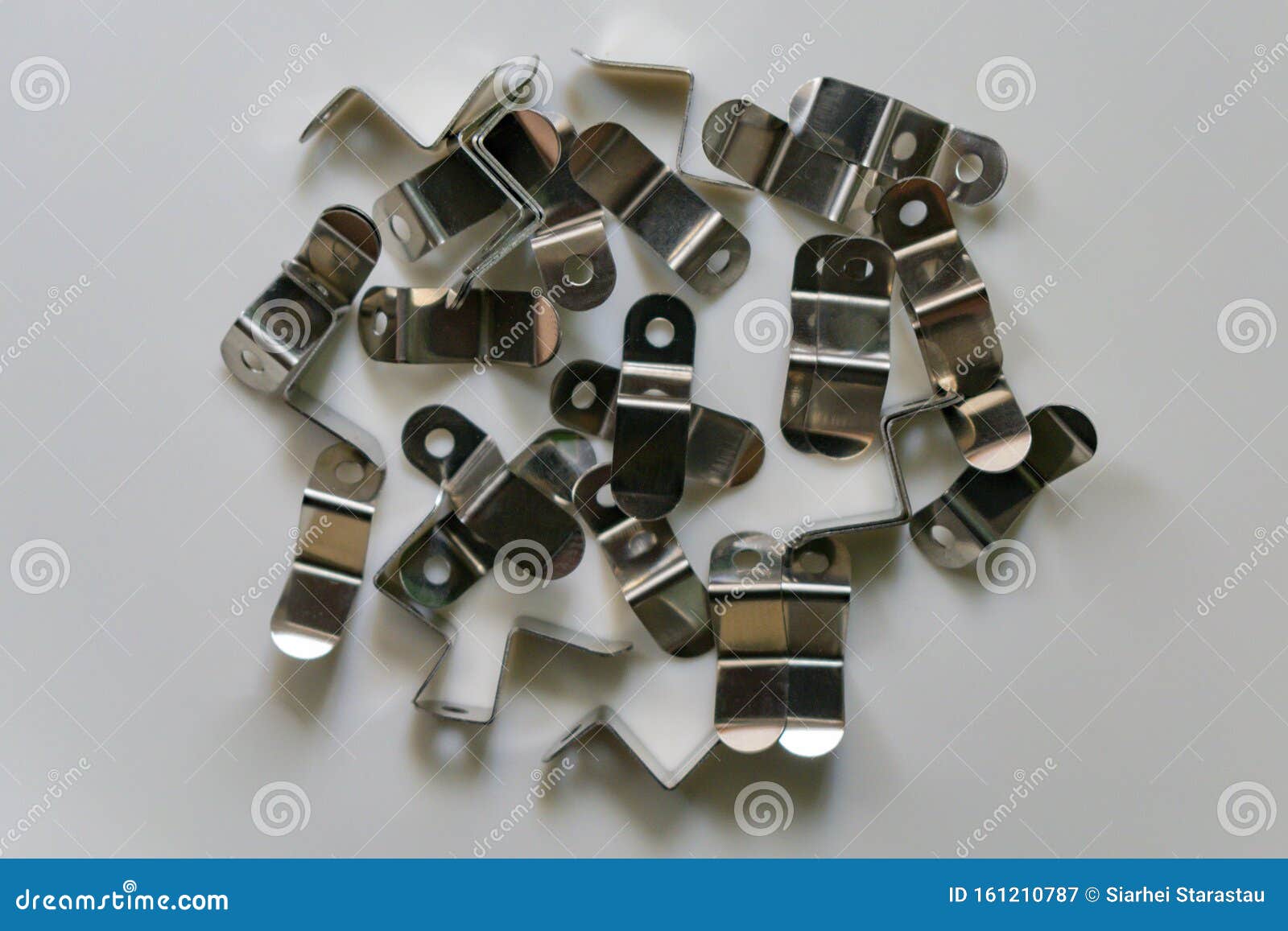 Texture Image of Scattered Mosquito Net Fasteners Stock Image - Image ...