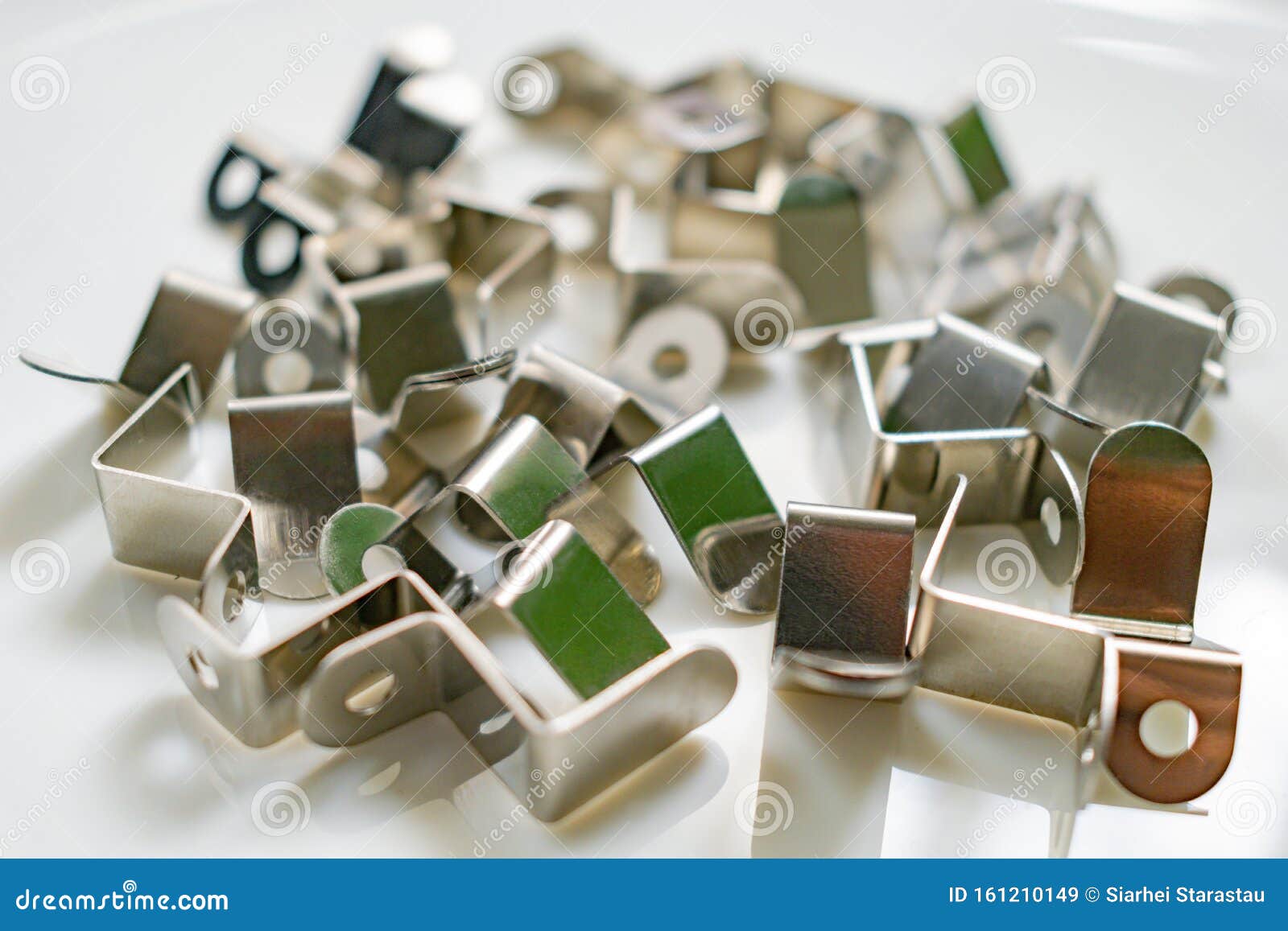 Texture Image of Scattered Mosquito Net Fasteners Stock Image - Image ...