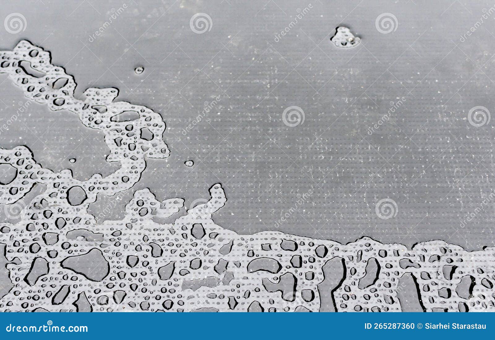 Texture Image of a Wet Roof Covering Stock Photo - Image of clean ...