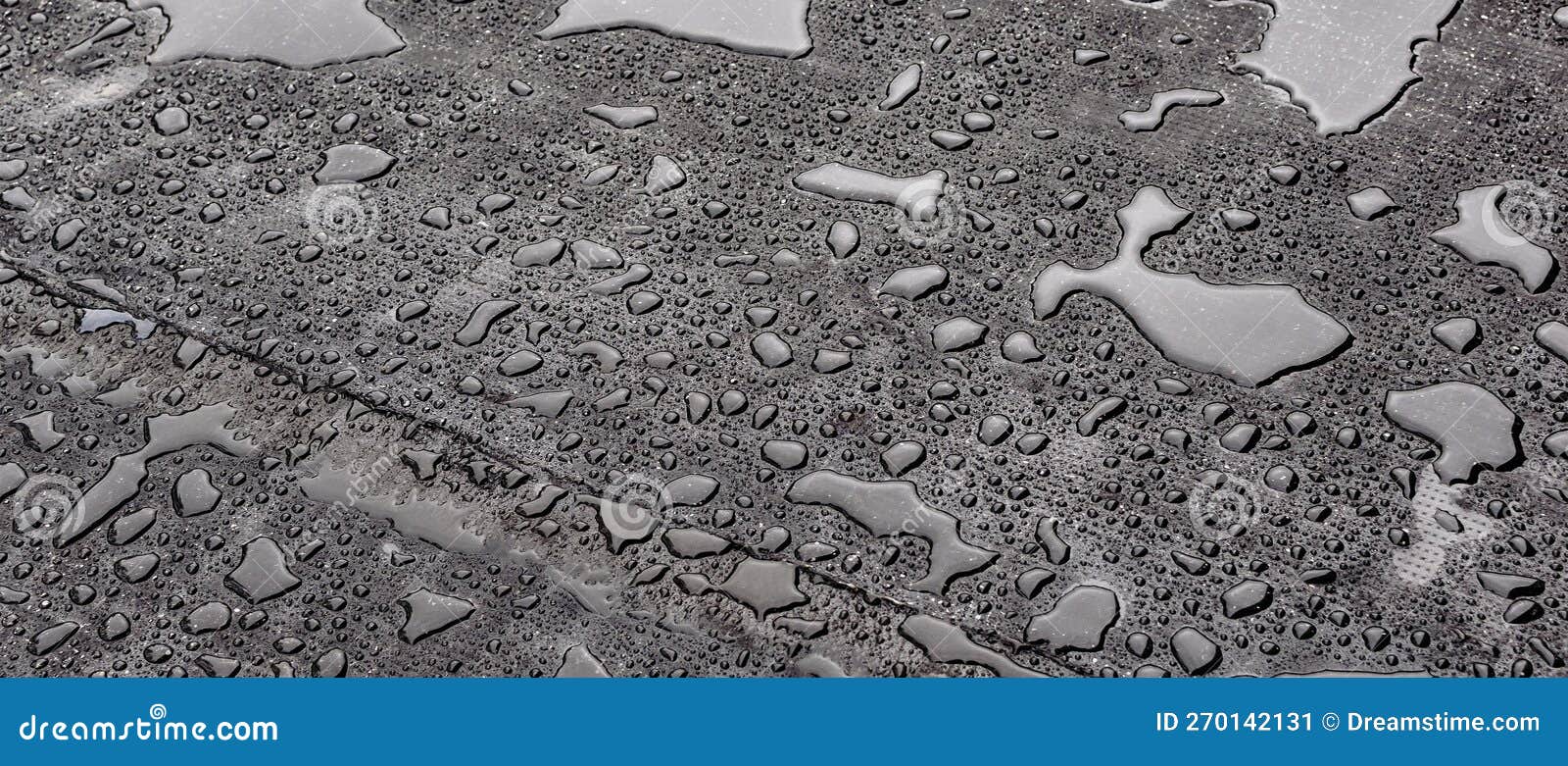 Texture Image of a Wet Roof Covering Stock Image - Image of pattern ...